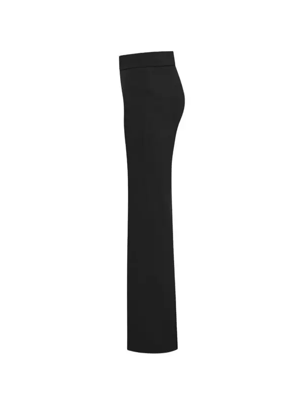 Seductive Pressed-crease Flared Trousers