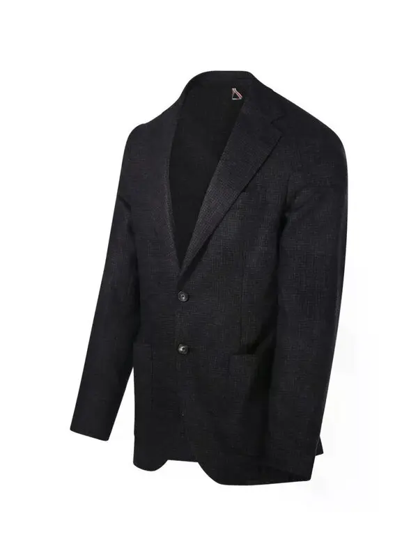 SANTANIELLO Front-pocket Button Blazer - Brown