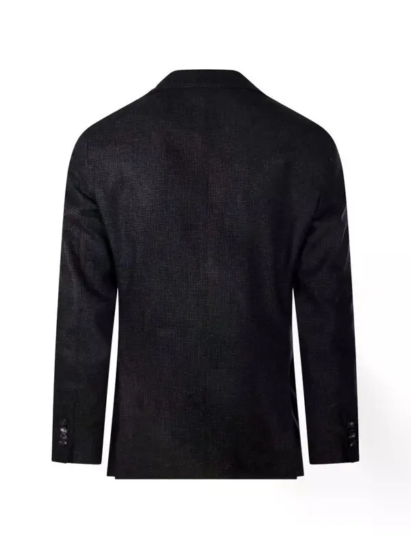 SANTANIELLO Front-pocket Button Blazer - Brown