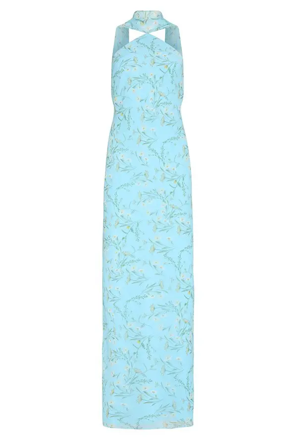 Amanda Uprichard Ashton Maxi Dress - Pacific
