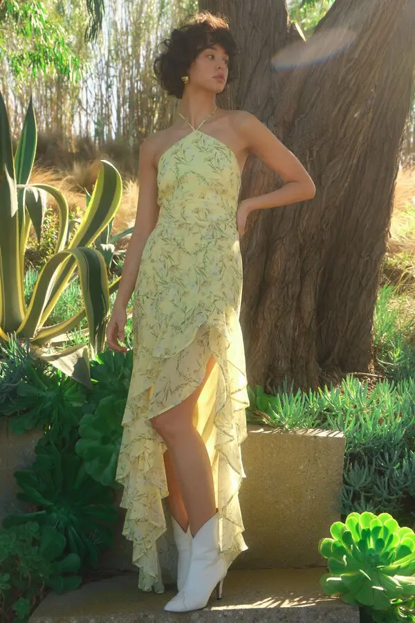 Amanda Uprichard Carlina Maxi Dress