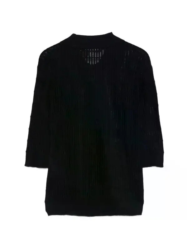 Max Mara Buttoned Polo Top