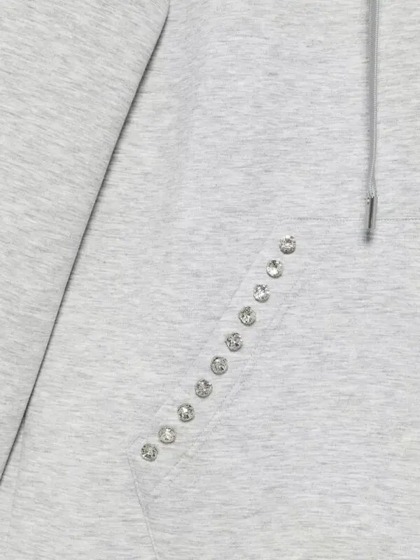 Marina Rinaldi Embellished Hooded Zip Jacket