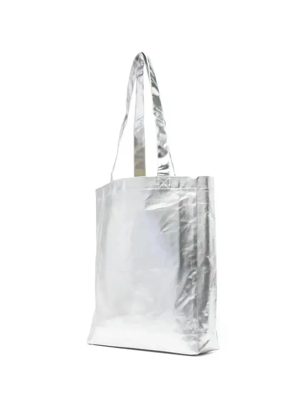 A.p.c. Logo-print Tote Bag - Silver