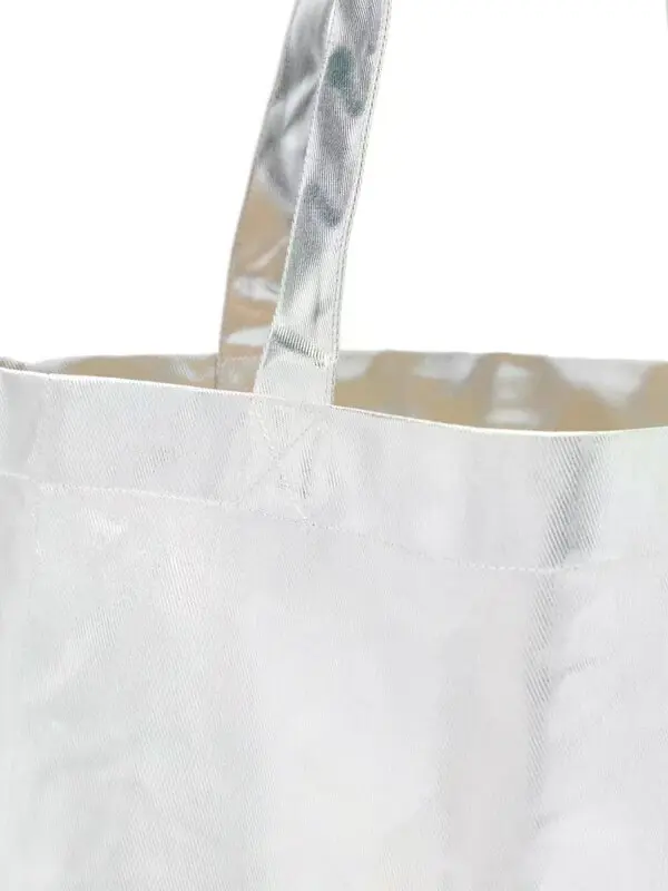 A.p.c. Logo-print Tote Bag - Silver