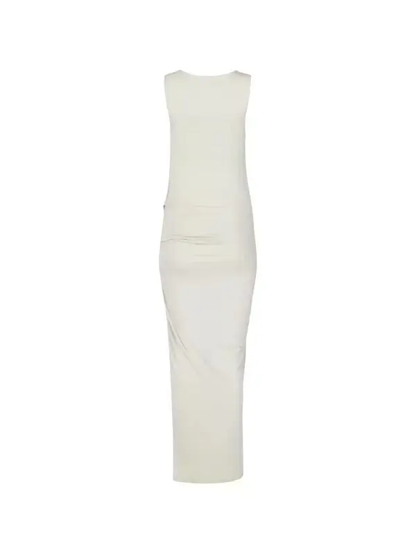 ENTIRE STUDIOS Cowl Draped Midi Dress - Neutrals