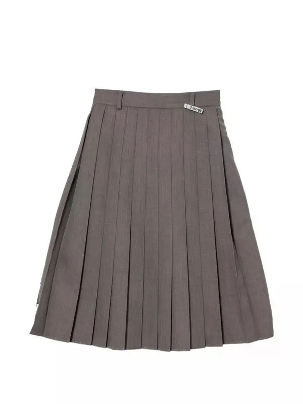 Mihara Yasuhiro Pleated Midi Skirt