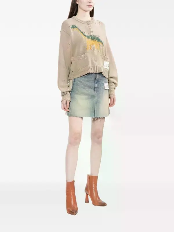 Mihara Yasuhiro Logo-patch Skorts