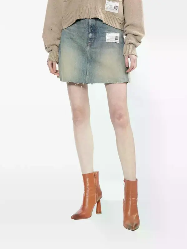 Mihara Yasuhiro Logo-patch Skorts