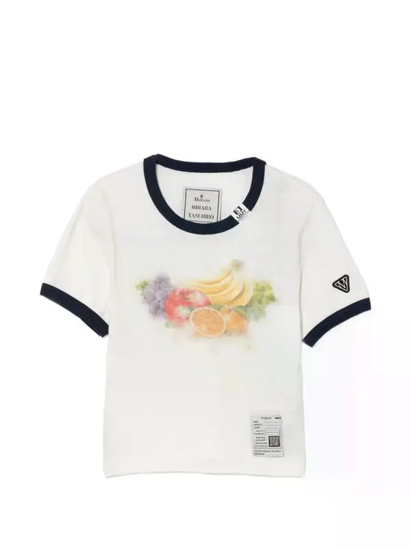 Mihara Yasuhiro Fruit-print T-shirt