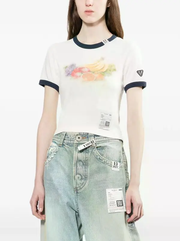 Mihara Yasuhiro Fruit-print T-shirt