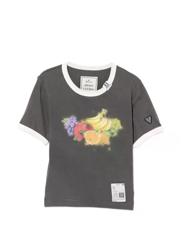 Mihara Yasuhiro Fruit-print T-shirt