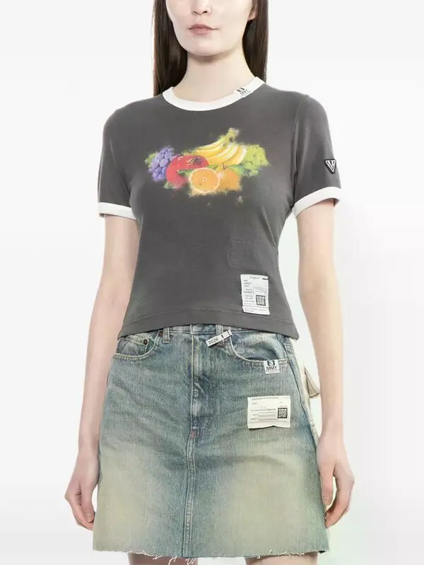Mihara Yasuhiro Fruit-print T-shirt