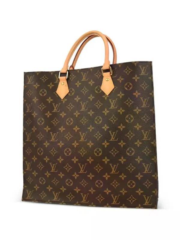 LOUIS VUITTON 2015 Sac Plat Nm Monogram Tote