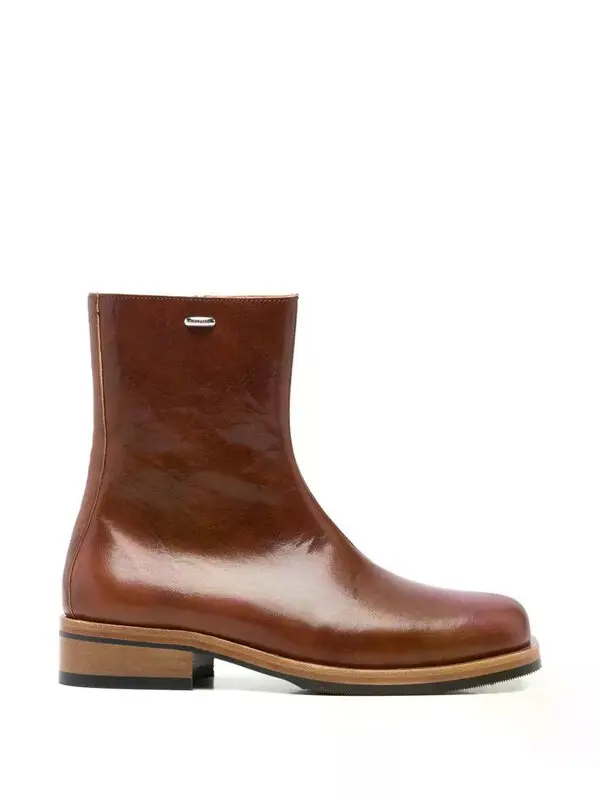 Our Legacy Camion Leather Ankle Boots
