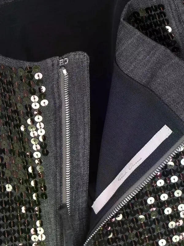 Rick Owens Sequin-embellished Midi Dress