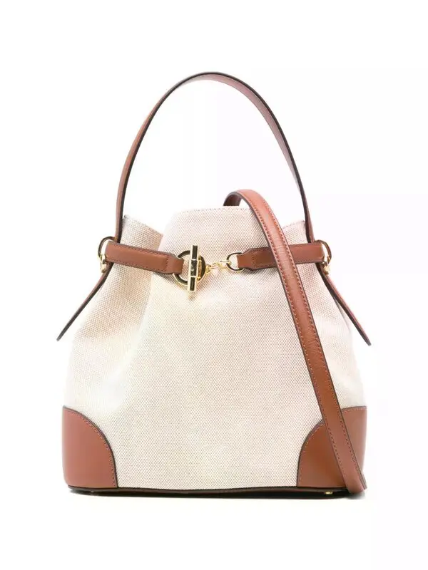 Ralph Lauren Buckle Chain Tote - Neutrals