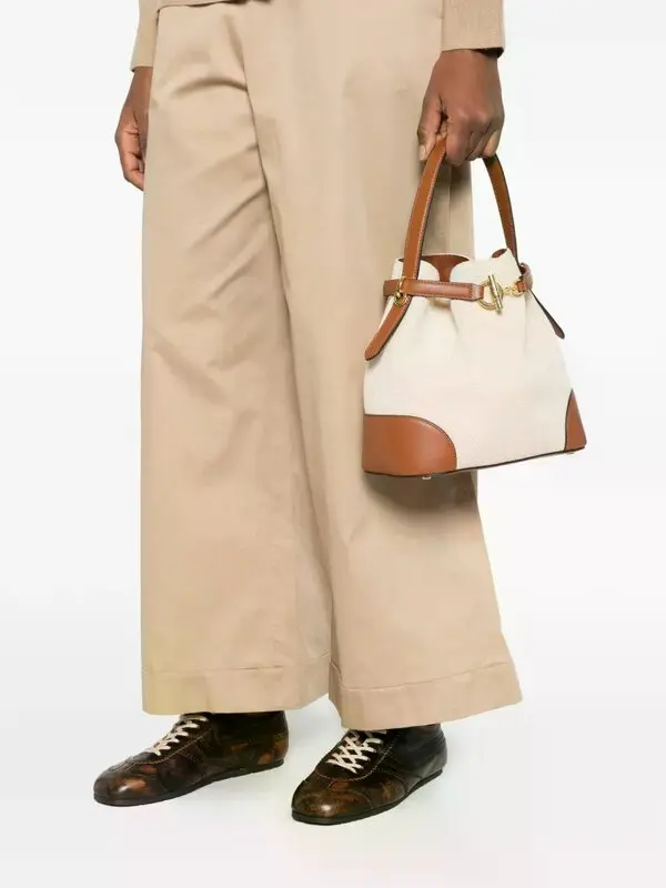 Ralph Lauren Buckle Chain Tote - Neutrals