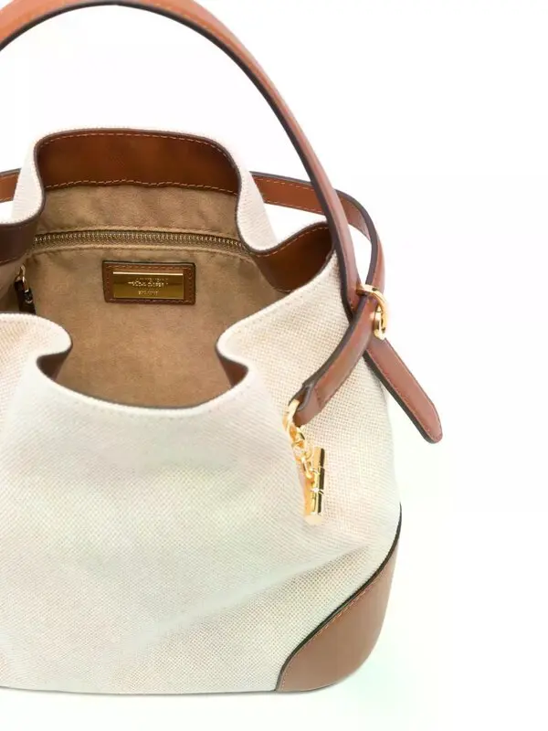 Ralph Lauren Buckle Chain Tote - Neutrals