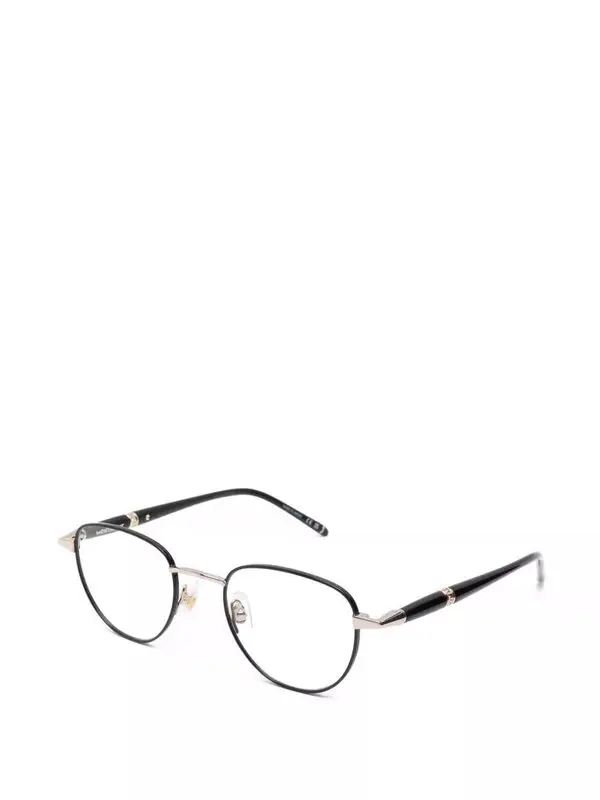 Montblanc Round-frame Glasses - Black