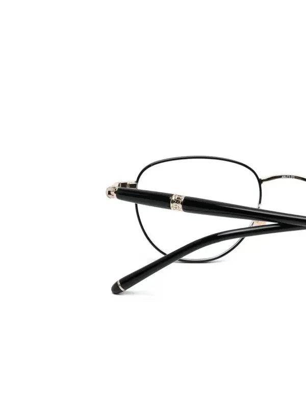 Montblanc Round-frame Glasses - Black