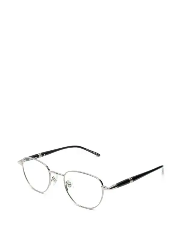 Montblanc Round-frame Glasses - Silver