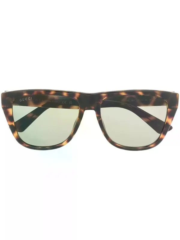 Gucci Pilot-frame Sunglasses - Brown