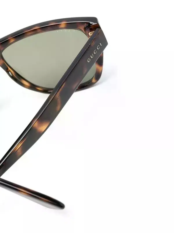 Gucci Pilot-frame Sunglasses - Brown