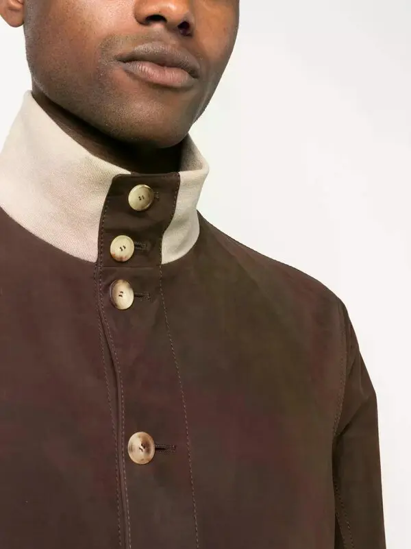 Brunello Cucinelli Suede Bomber Jacket