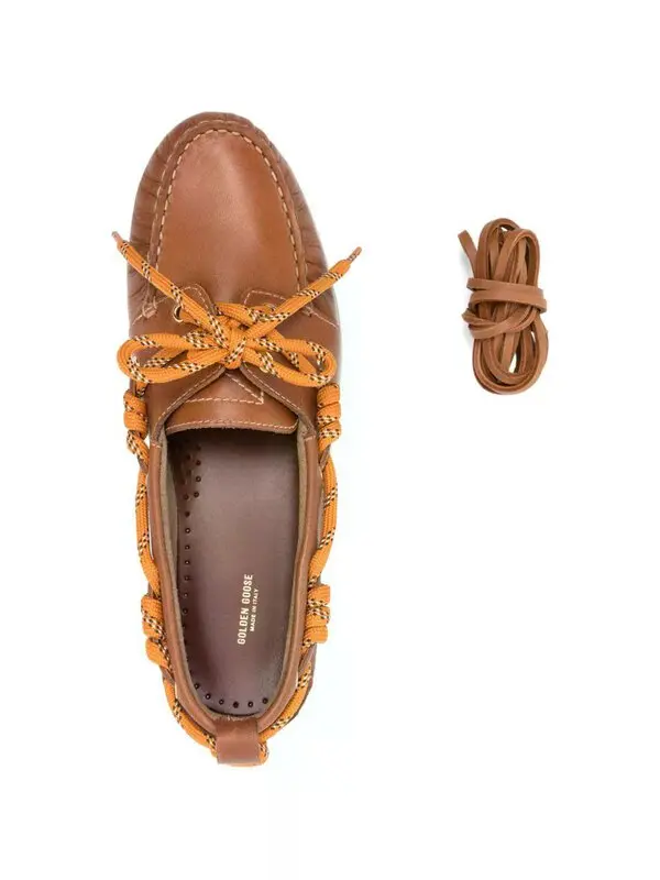 GOLDEN GOOSE Leather Cruise Loafers