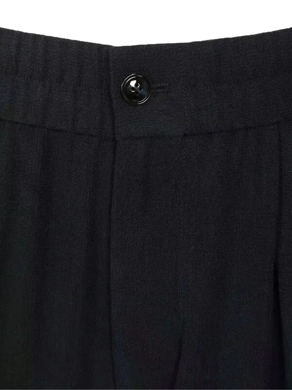 Giorgio Armani Button Pleat Trousers