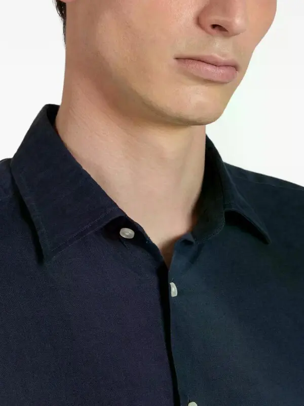 SLOWEAR Button-fastening Shirt - Blue
