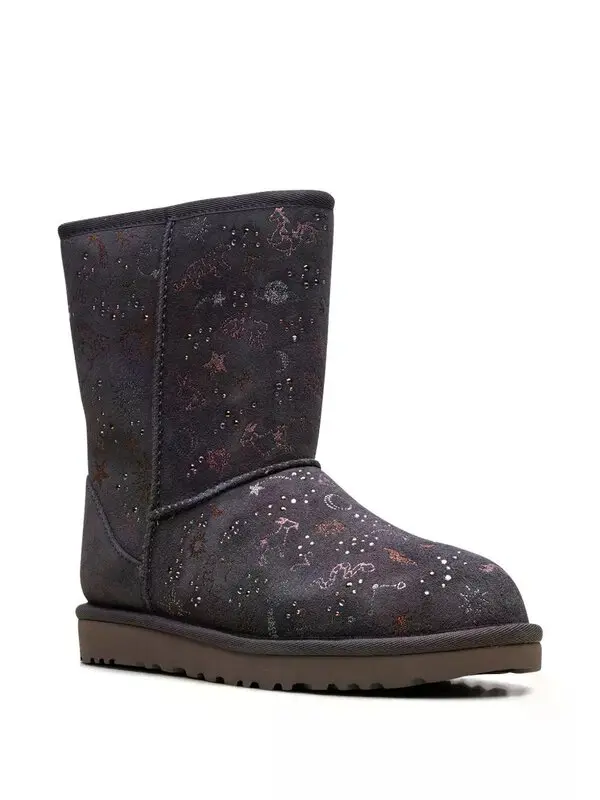UGG Zodiac Print Flat Sole Boots