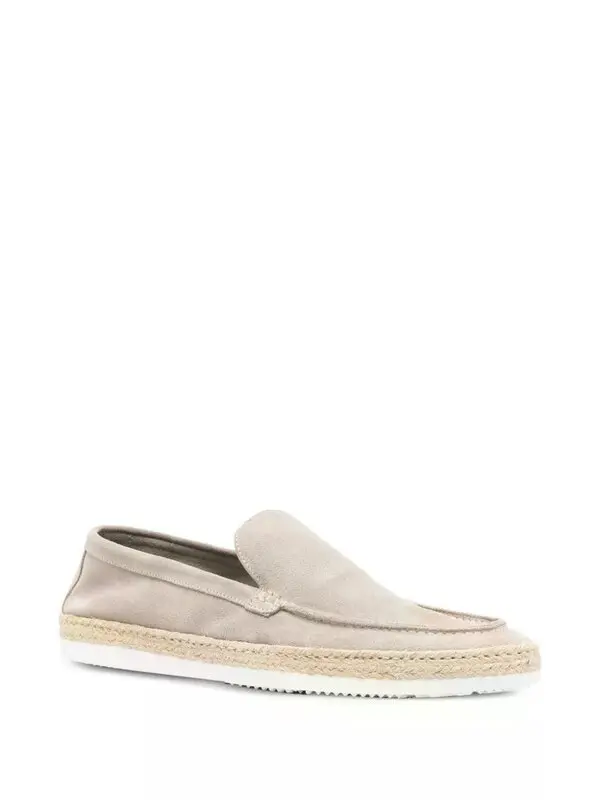 Corneliani Espadrille Sole Loafers - Neutrals