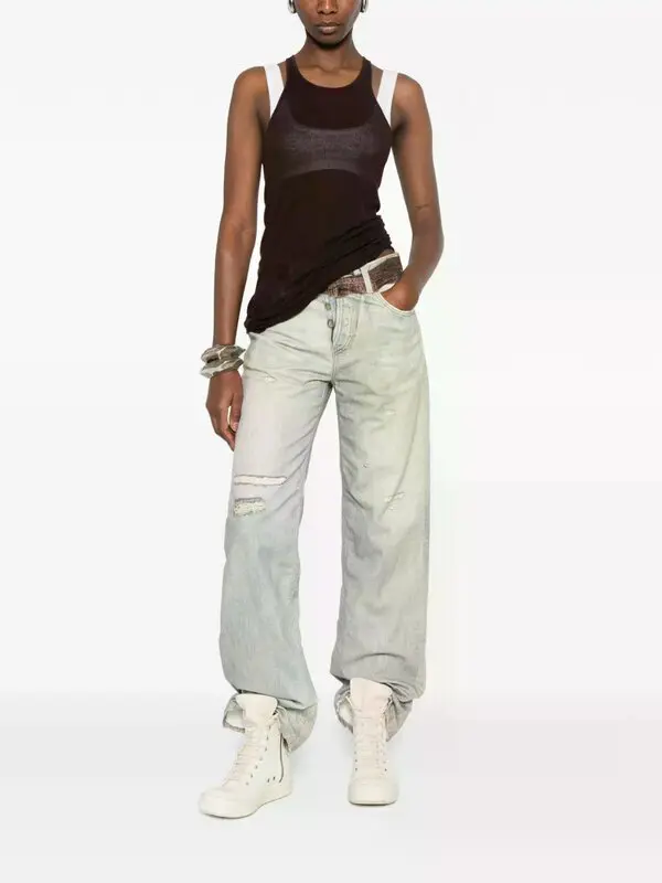 HAIKURE Printed Belt Trousers