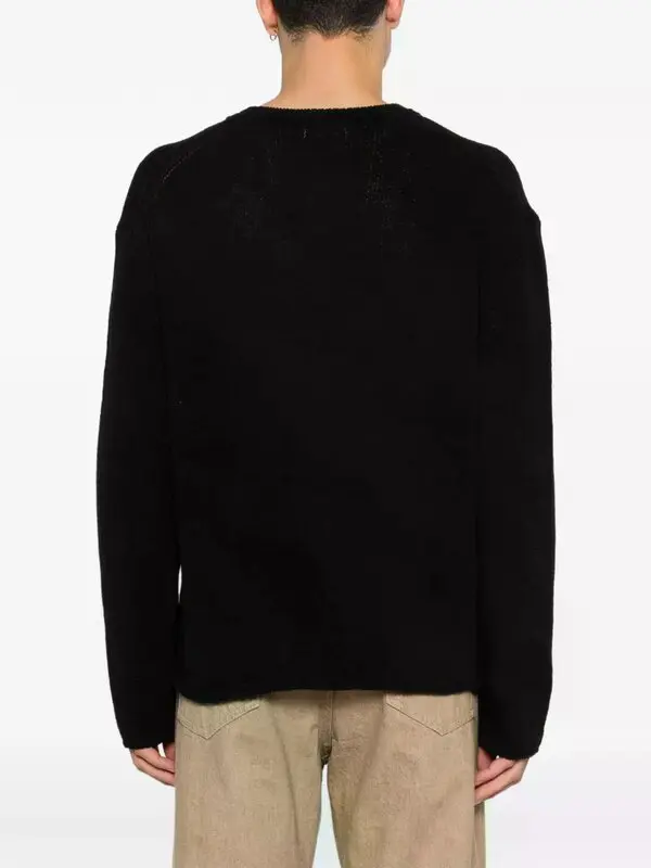 DIANA STUDIO V-neck Fine Knit Sweater