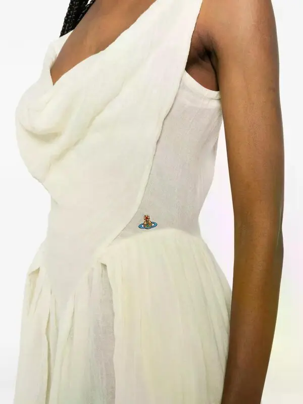VIVIENNE WESTWOOD Sunday Draped Tiered Mini Dress