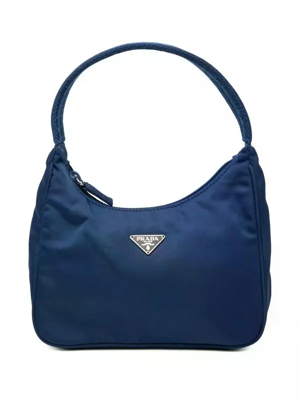 Prada 2000-2013 Mini Tessuto Sport Shoulder Bag - Blue