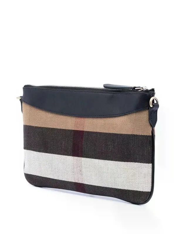 Burberry Mega Check Canvas Peyton Crossbody Bag