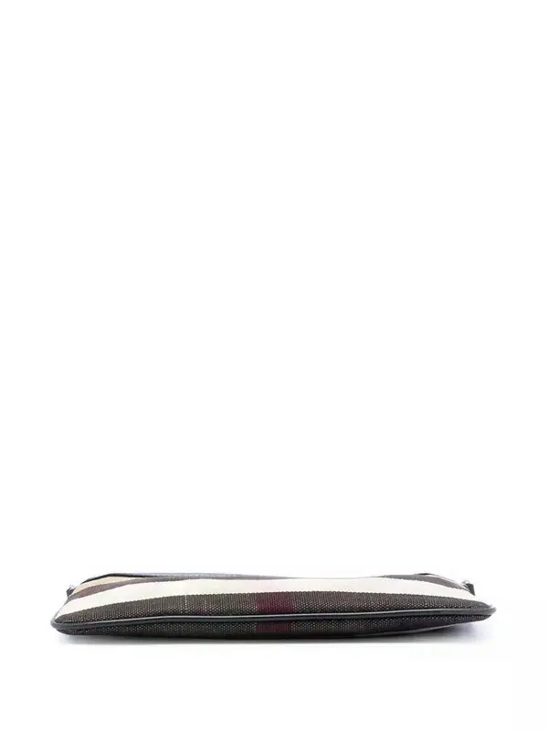 Burberry Mega Check Canvas Peyton Crossbody Bag