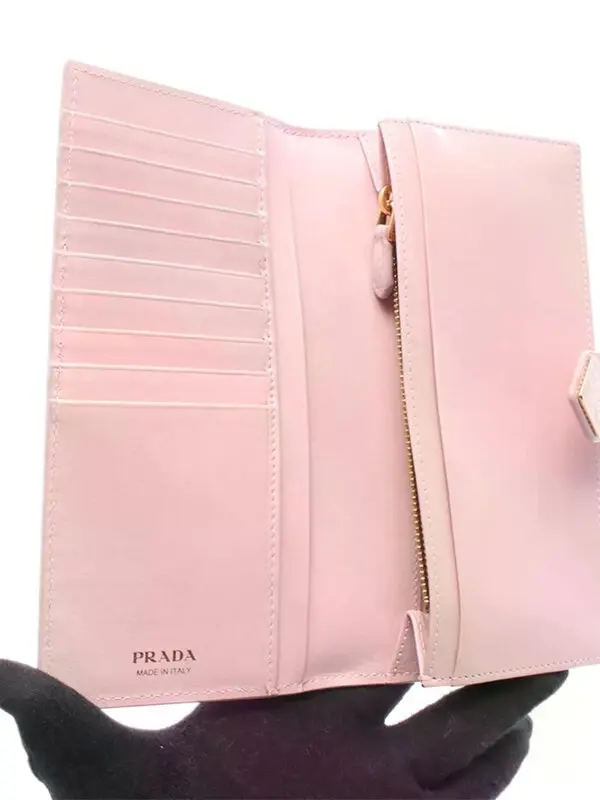 Prada 2010-2025 Saffiano Wallet Long Wallets
