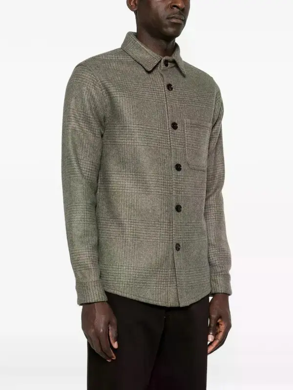 PROFUOMO Prince Of Wales-check Overshirt