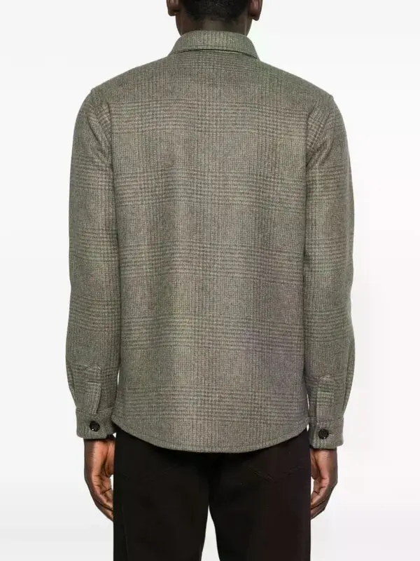 PROFUOMO Prince Of Wales-check Overshirt