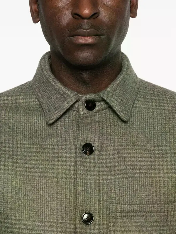 PROFUOMO Prince Of Wales-check Overshirt