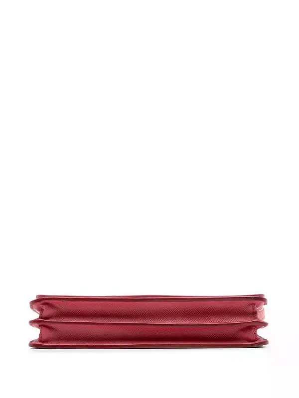 Prada 2010-2026 Bicolor Saffiano Lux Wallet On Strap - Pink