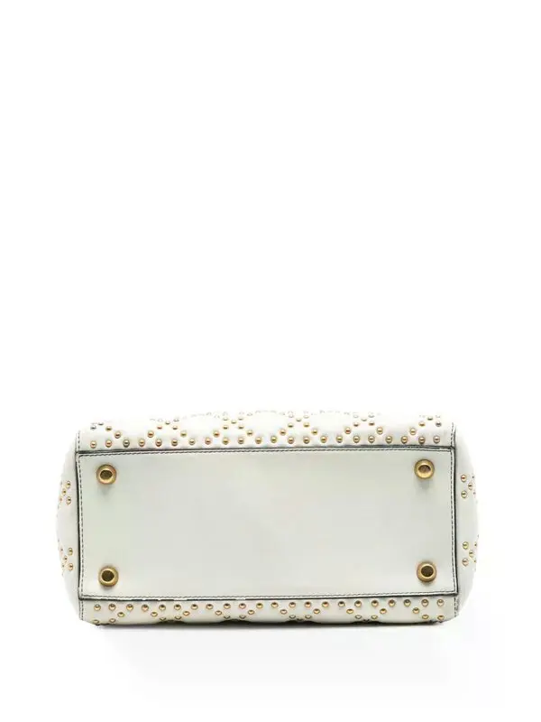 Dior 2018 Medium Lambskin Studded Lady Satchel