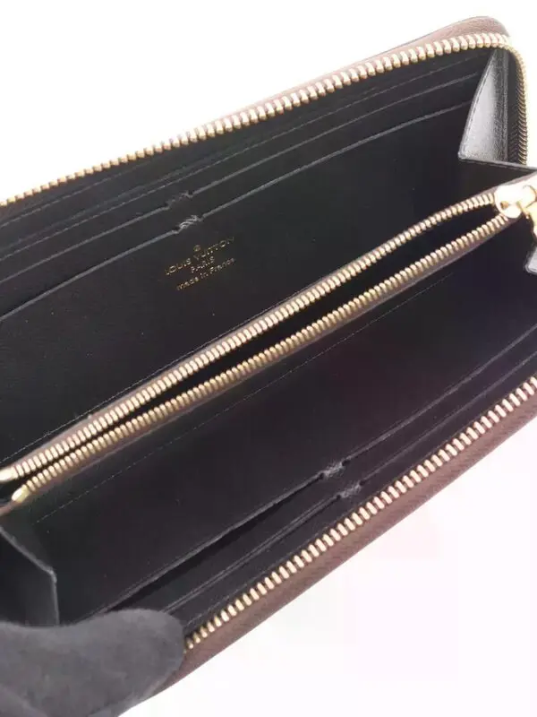 LOUIS VUITTON 2021-2025 Monogram Reverse Clemence Wallet Long Wallets - Brown