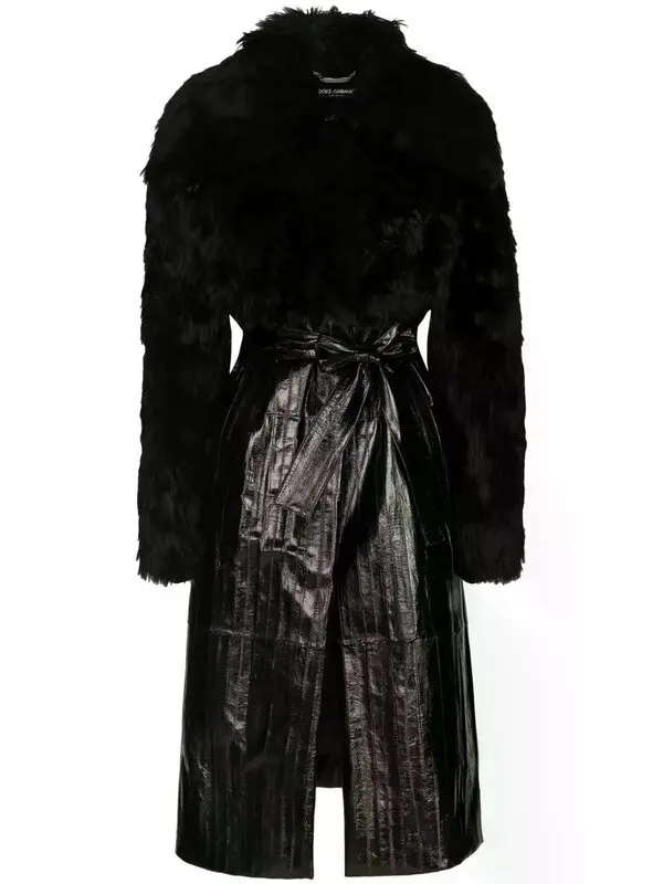 Dolce & Gabbana Leather Coat