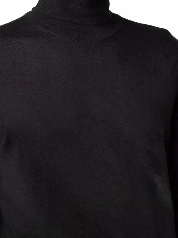 Brunello Cucinelli Roll Neck Sweater - Black
