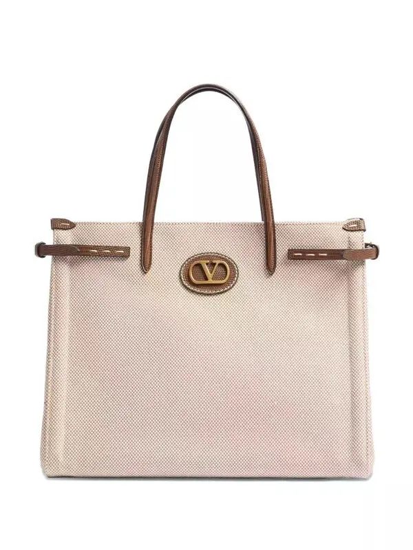 Valentino Garavani Antibes Medium Tote Bag - Neutrals